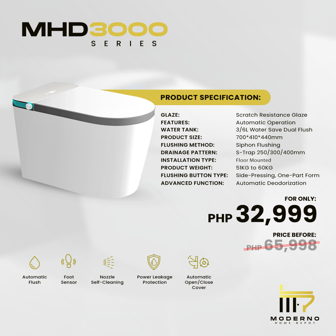 MHD 3000 Series (Smart Toilet) – Moderno Home Depot
